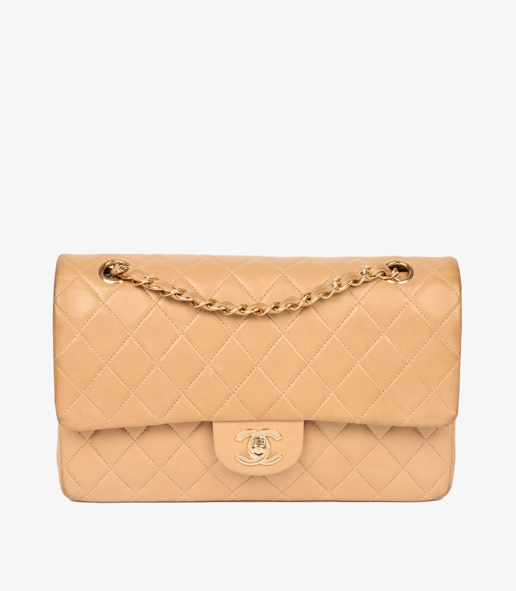 Tan chanel bag store