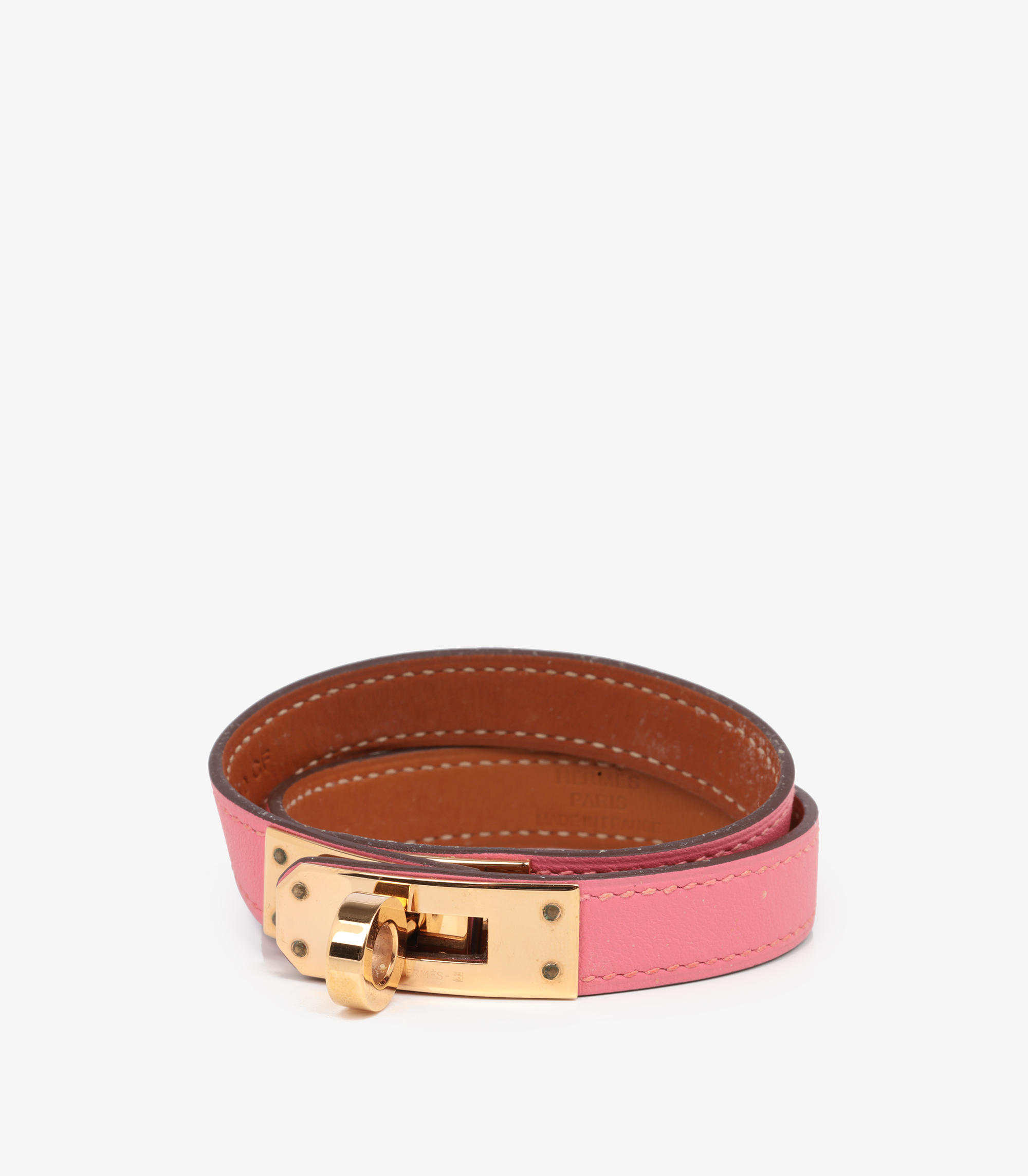 Hermès Sylvestre Leather T2 Kelly Double Tour Bracelet | Xupes Hermès Sylvestre Leather T2 Kelly Double Tour Bracelet | Xupes