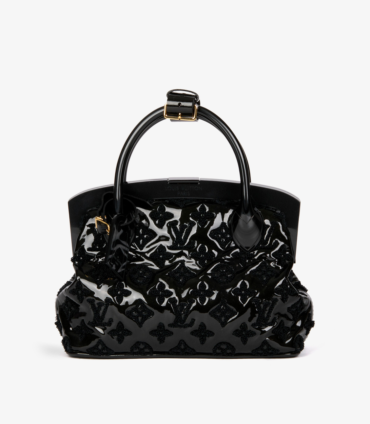 Louis Vuitton Black Fascination Lockit BB Bag HB4444 | Xupes